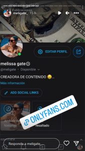 Cuánto cobra Melissa Gate por la suscripción en su OnlyFans