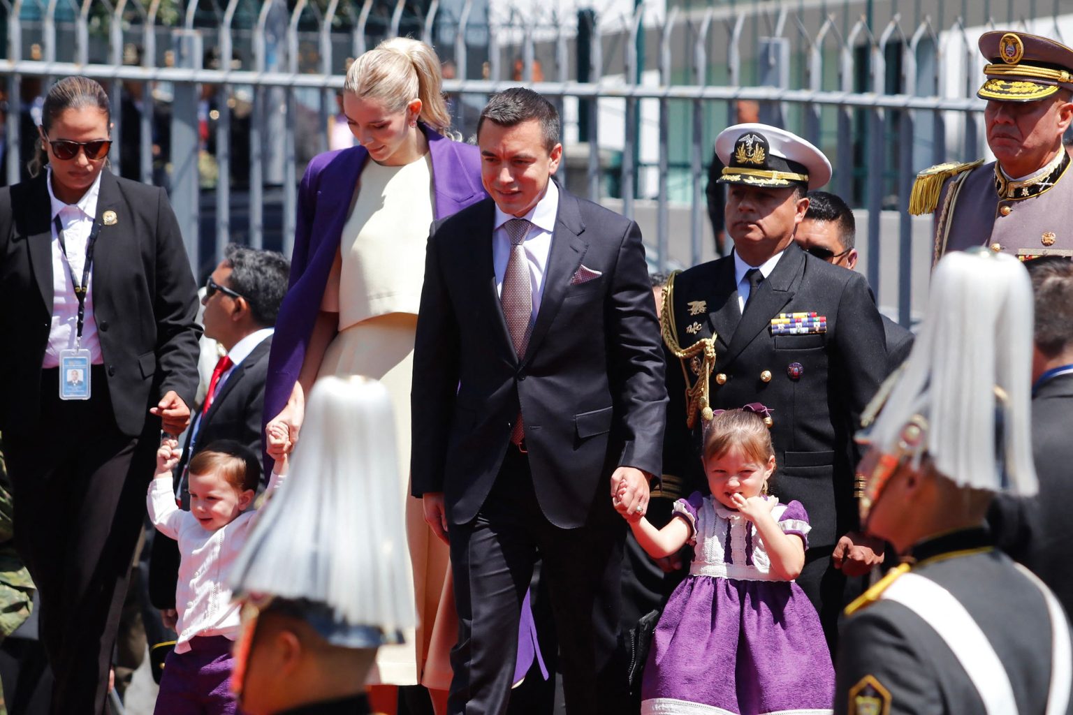 Estos son los detalles del 'look' de Lavinia Valbonesi en la posesión